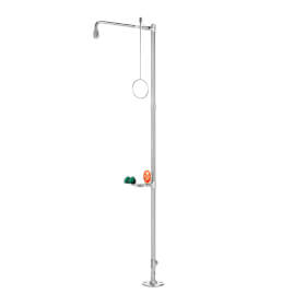 B-Safety PremiumLine Körper-Notdusche mit Augendusche geeignet für ...