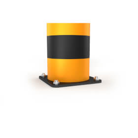 Anfahrschutz Poller Strong elastischer Rammschutz-Poller rückfedernd ...