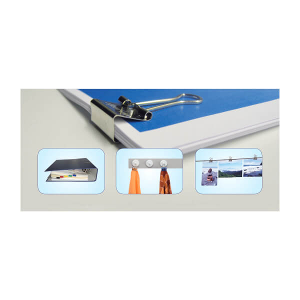 Maul Papierklemmen mauly 214 19 mm hält Stapel Papier zusammen je mm ...