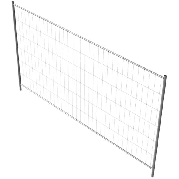 Schake Mobilzaun Element Cloud verzinkt mit umlaufenden Rohrrahmen und ...