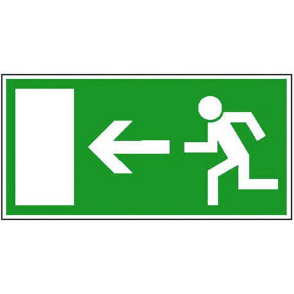 Fluchtwegschilder, Rettungsschilder nach BGV A8, ASR A1.3, DIN 4844-2 ...