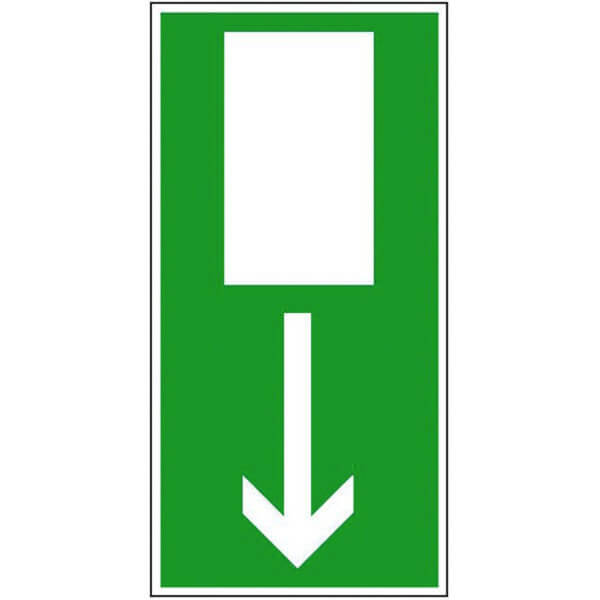 Fluchtwegschilder, Rettungsschilder nach BGV A8, ASR A1.3, DIN 4844-2 ...