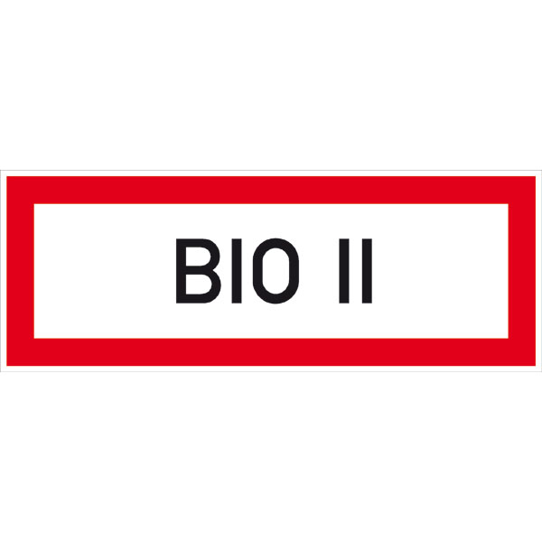 Hinweisschild für den Brandschutz BIO II günstig bestellen