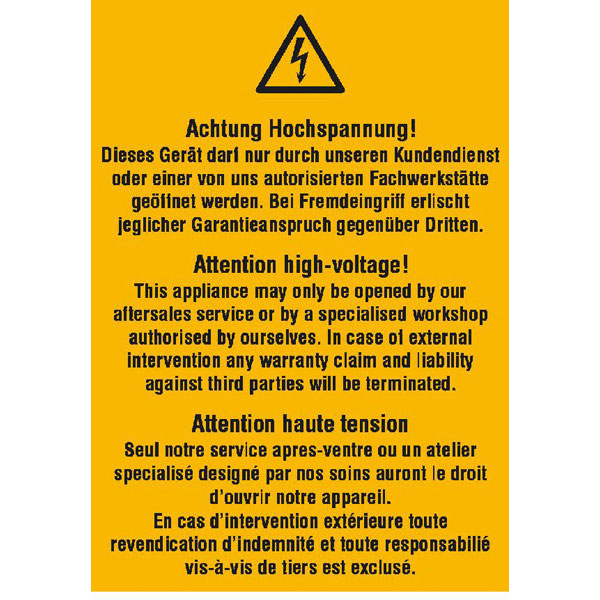 Warnschilder nach aktuell gültiger Norm | Online Shop