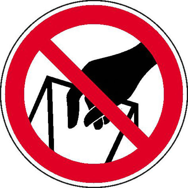 Verbotsschild In die Schüttung greifen verboten direkt beim Hersteller ...