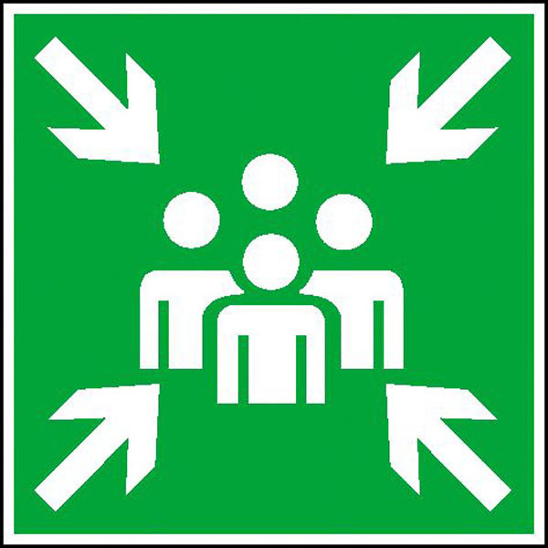 Minisymbole für Flucht/Rettungspläne auf Bogen Standort (01) oder ...