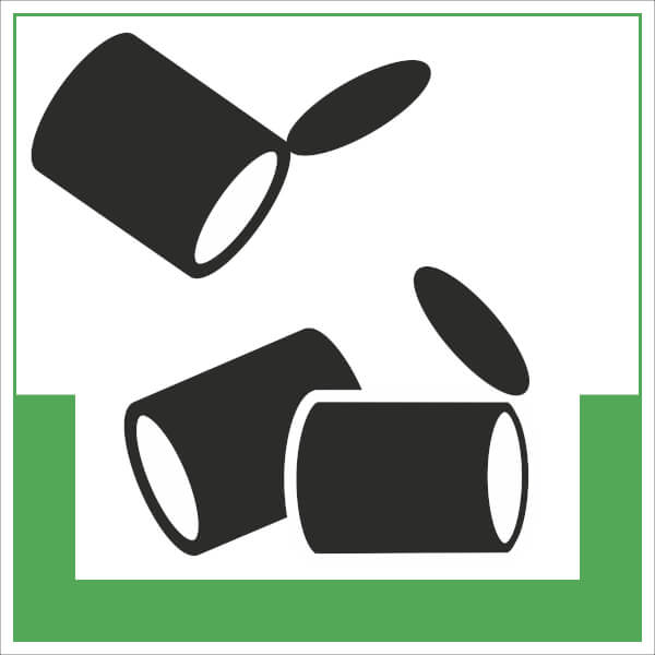 Text- u. Symbolschilder zur Abfallentsorgung Online Shop