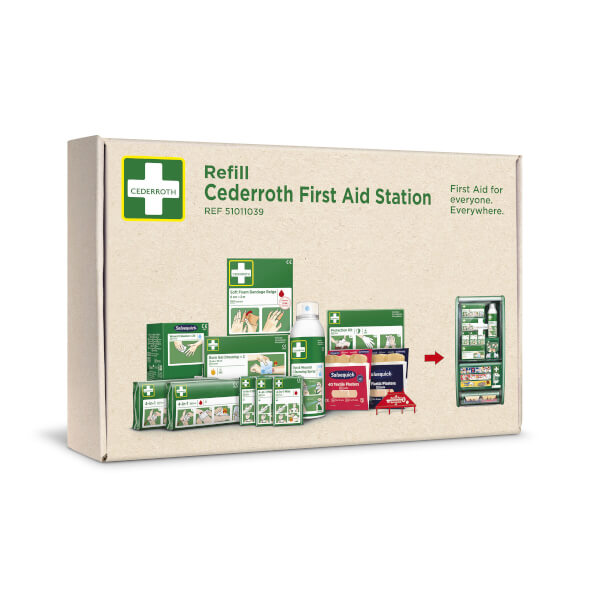 Cederroth First Aid Station Nachfüllset komplette Nachfüllpackung für ...