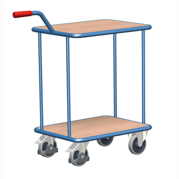VARIOfit® Griffroller Transportwagen mit 2 Holzladeflächen kaufen
