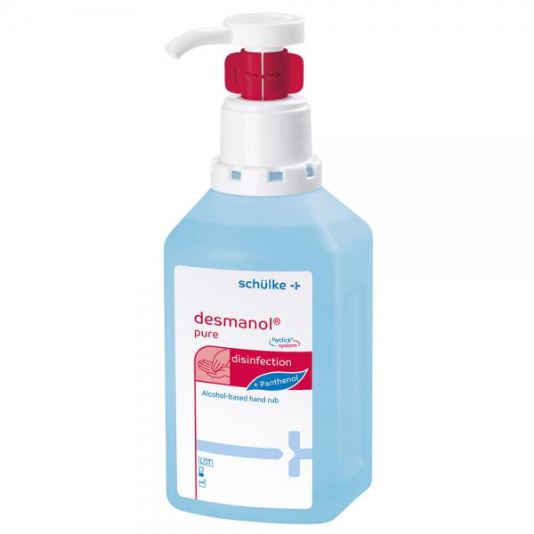 Schülke Händedesinfektion desmanol pure Farbstoff - und parfümfreies ...