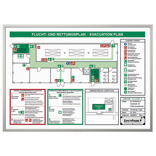 Flucht- und Rettungspläne Online Shop