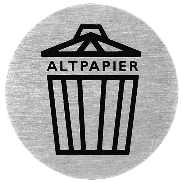 Piktogramm Graphic Line Symbol: Altpapier