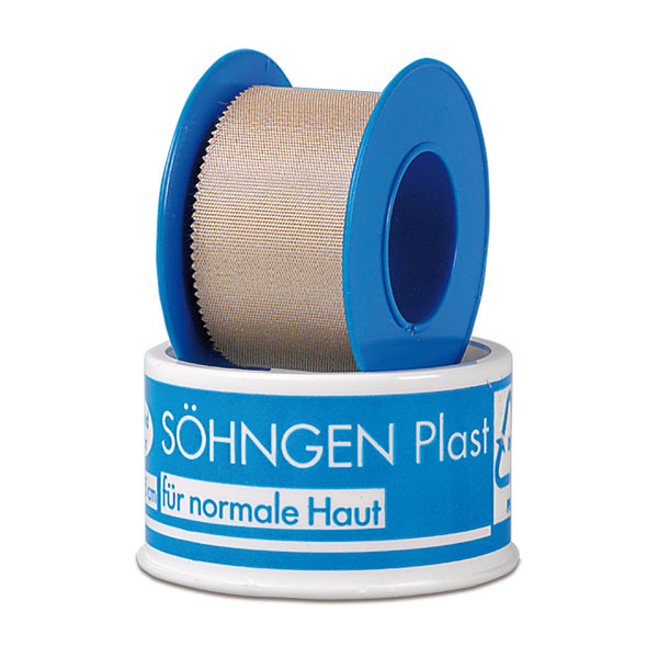 Söhngen Plast hautfarbenes robustes Heftpflaster hohe Klebekraft längs ...